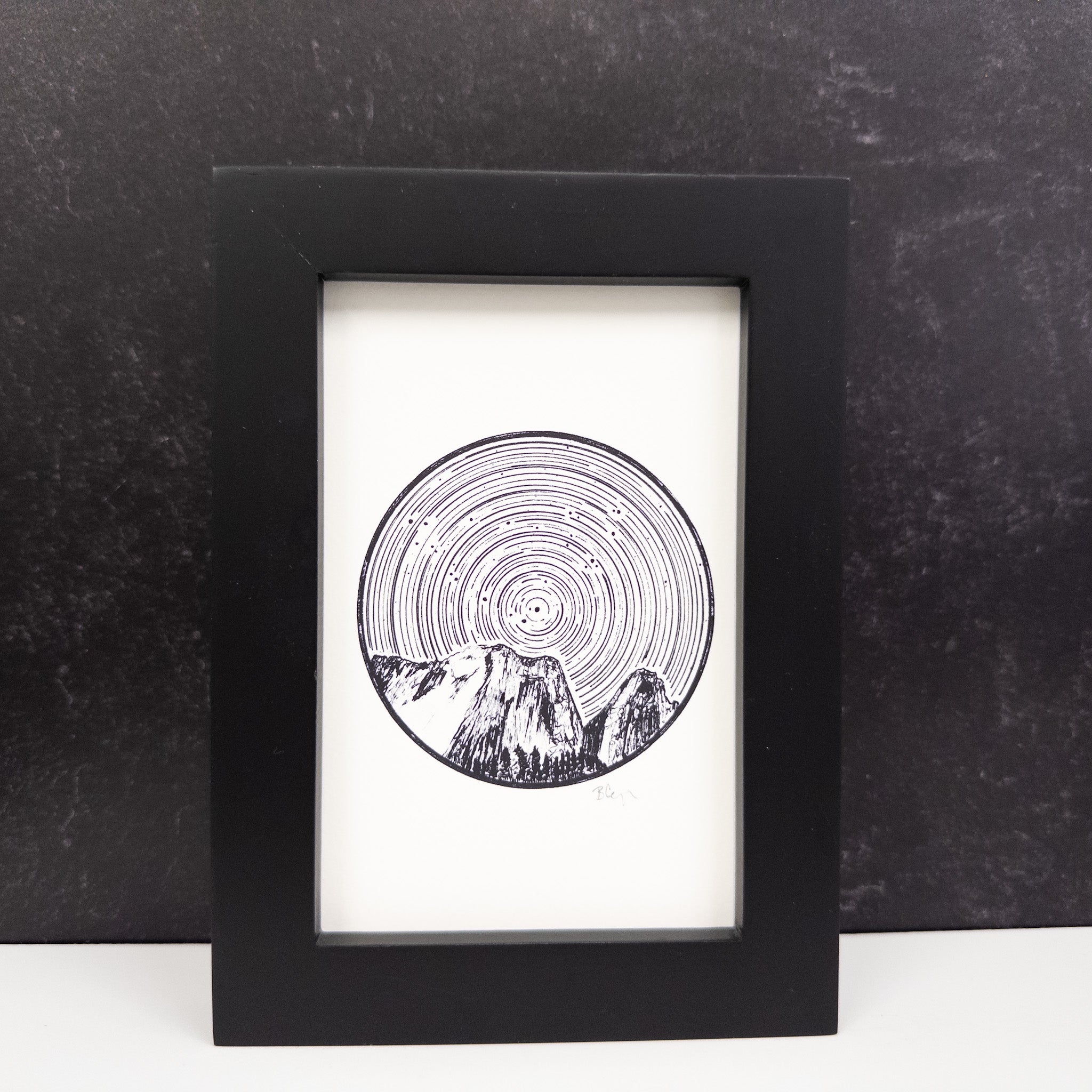 Capricorn - Star Trails - Zodiac Constellations - Pen and Ink Drawing ...