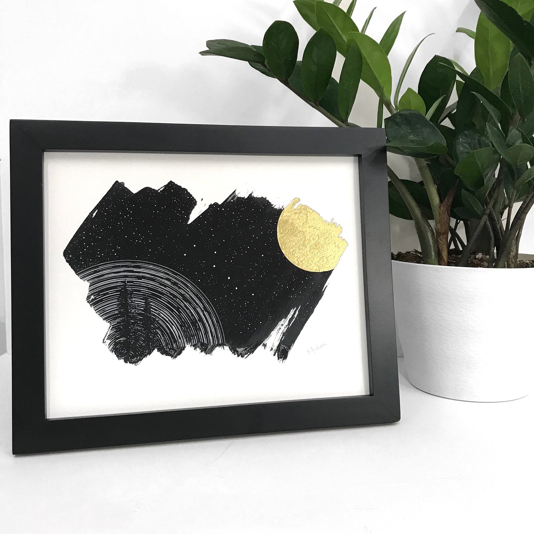 Space and Time Series - Drawing 5 - Hand Embellished Print - Print to ...