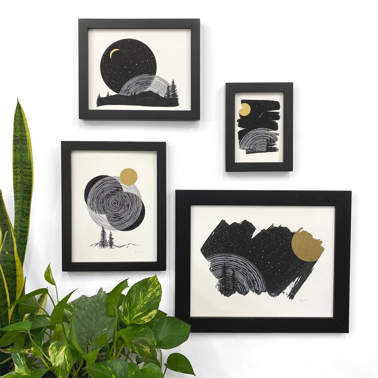 Space and Time Series - Drawing 4 - Hand Embellished Print - Print to ...